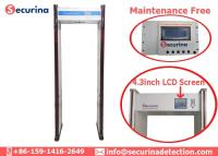 China 64 kgs Gross Weight Security Gate Metal Detector Anti Interference Magetometers for sale