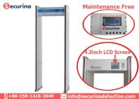 China High Sensitivity Door Frame Metal Detector Visual Audible Alarm Clip Detection for sale