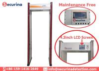 China Full Body Walk Through Security Detector Door Frame Arched Metal Scaner 8 Zones for sale