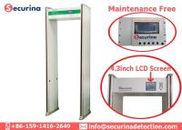 China Small LCD Display Door Frame Metal Detector 0-255 Sensitivity Adjustable for sale