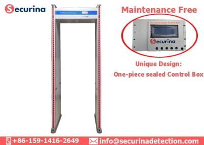 China 8 Zones Security Archway Metal Detector Remote Control Easy Installation for sale