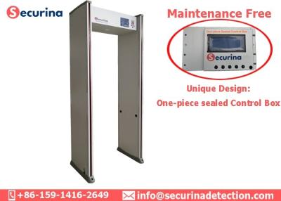 China High Sensitivity Door Frame Metal Detector Demolition Installation With LED Audio Alarm for sale
