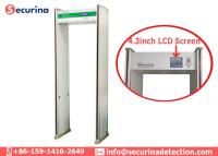 China Outdoor Security Door Frame Metal Detector , Full Body Metal Detectors Sensitivity Adjustable for sale