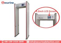China Small LCD Display Walk Through Metal Detectors 8 Zones With Self - Diagnostic Program for sale