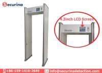 China Multi - Zones Detecting Walk Through Security Detector Weapon Searching 15 Watt for sale