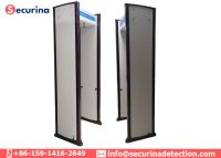 China EDSP Technology 8 Zone Door Frame Metal Detector With LED Light Bar Alarming for sale