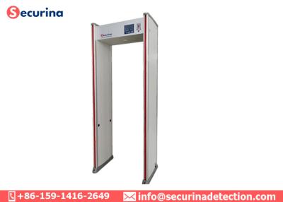 China 15W Security Gate Metal Detector Easy Operation LCD Screen With Passenger Counter for sale
