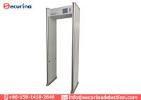 China Multi Zone Door Frame Metal Detector , Pass Through Metal Detector LED Display for sale