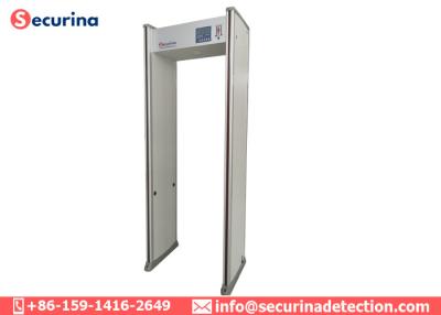 China Multi Zone Door Frame Metal Detector , Pass Through Metal Detector LED Display for sale