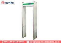 China 100 Frequency Metal Walk Through Gate , Body Metal Detectors LED Light Bars Indicator for sale