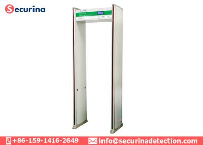 China 100 Frequency Metal Walk Through Gate , Body Metal Detectors LED Light Bars Indicator for sale