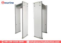 China Tamper Proof Pass Through Metal Detector 33 Pinpoint Zone By Hardware Loacking Keypad for sale