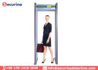 China Multi Alarm Tones Door Frame Metal Detector 1/ 8/ 16/ 24 Zones Selectable for sale