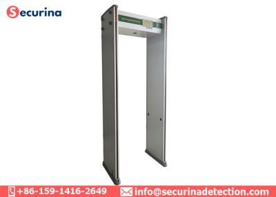 China Shockproof Multi Zone Metal Detector , Security Walk Through Gate 700mm Inner Frame for sale