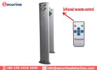 China IP55 Ellipse Walk Through Security Gate , Security Check Door 300 Levels Sensitivity Calibration for sale