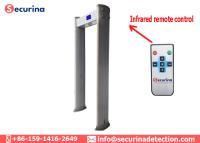 China Elliptical Walk Through Security Scanners 7 Inch LCD Screen 300 High Sensitivity for sale