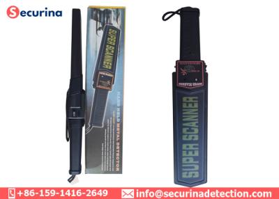 China Colleges Security Check Hand Held Body Scanner Continuous Adjustment With Alarm Light for sale