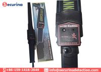 China Black Color Security Metal Detector Wand 200mm Length Detection Area For Security Checking for sale