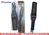 China Sound / Vibration Alarm Mode Security Hand Held Metal Detector 270mW 30-60mm Pin for sale