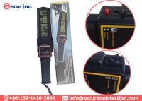 China Vibration Alarm Handheld Airport Scanner , Handheld Airport Scanner for sale