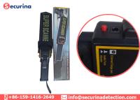China 270mW Power Hand Held Security Wands Metal Detector With Chargeable Battery for sale