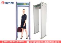China 33 Zones High Sensitivity Metal Detector , Archway Security Gate For Explosive / Gun for sale