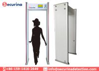 China 33 Pinpoint Zones Security Metal Detectors, Airport Metal Detectors With 7inch LCD Display for sale