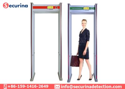 China Low Radiation Archway Walk Through Metal Detector 15 Watt For Airport Security for sale