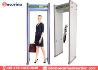 China 7'' LCD Display Archway Metal Detector Gate At Airport Walk Through Security Scanners for sale