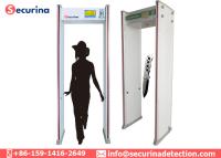 China Two Led Light Bar 33 Zones Metal Detector Security Doors For Weapon Detection for sale