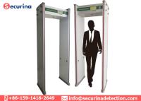 China 8 16 24 Zones Walk Through Metal Detector Waterproof DSP With Safe Alarm System for sale