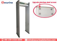 China 7'' LCD Display Archway Metal Detector Gate At Airport Walk Through Security Scanners for sale