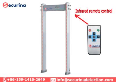China IP55 Weather Proof Checkpoint Metal Detector Security Gates With Cylinder Door Frame for sale