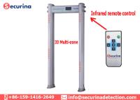 China AC100V~240V Metal Detector Walk Through Gate With 300 Grades Sensitivity Level for sale