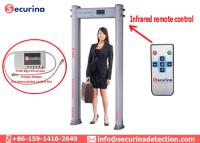 China Digital Display Airport Security Full Body Metal Detector Indoor Outdoor AC100V~240V for sale