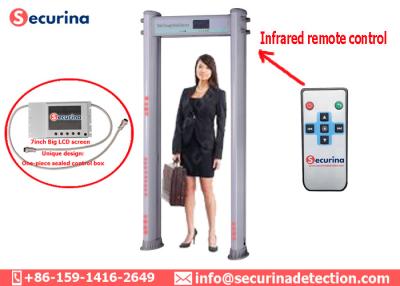 China Digital Display Airport Security Full Body Metal Detector Indoor Outdoor AC100V~240V for sale