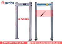 China Digital Display Airport Security Full Body Metal Detector Indoor Outdoor AC100V~240V for sale