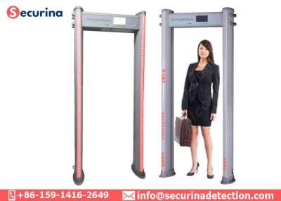 China Multi Zones Airport Security Detector , Walk Through Archway Metal Detector DSP for sale