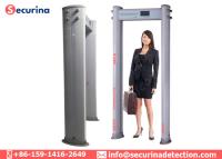 China 7 Inch Big LCD Display Door Frame Metal Detector 33 Locations Quick Settings for sale