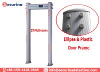 China AC100V~240V Metal Detector Walk Through Gate With 300 Grades Sensitivity Level for sale