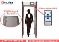 China Safety Control 33 Zones Archway Metal Detector IP65 For Preventing Gun / Knife for sale