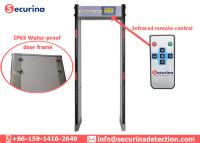 China 300 Level High Sensitivity Archway Metal Detector 760mm Passenger Channel IP65 for sale