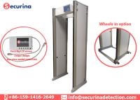 China LCD Screen Arched Metal Detector AC85V IP65 Weatherproof Stationary 8KHZ for sale