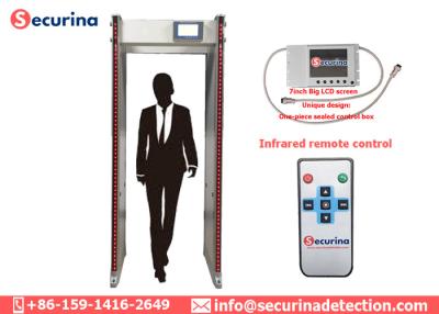 China Full Body Scanner Multi Zone Metal Detector , Portabl Metal Detector At Airport for sale