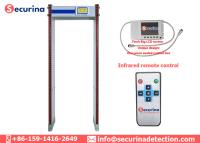 China Entrance Door Frame Metal Detector Airport Security Scanner With 760mm Passenger Channal Size for sale