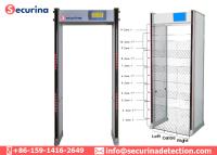 China 33 Detecting Zones Door Frame Metal Detector Archway 5 Security Level Presets for sale
