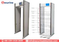 China Exhibition Railway Station Door Frame Metal Detector 33 Zones Checkpoint 50/60Hz for sale