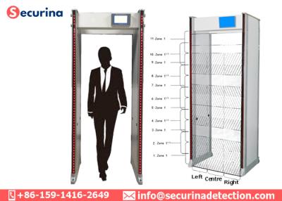 China High Sensitivity Station Walk Through Security Detector Body Scanners Security Check for sale