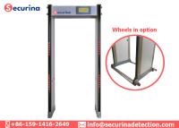 China 15W Low Voltage Metal Detector Gate , Metal Walk Through Gate 8/16/24/33/45 Zones Optional for sale