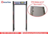 China 33 Detect Zones Walk Through Metal Detector Scanner Gate With LED Side Light Alarm for sale